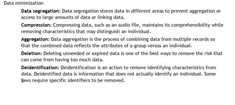 De Identified Data Captain Compliance