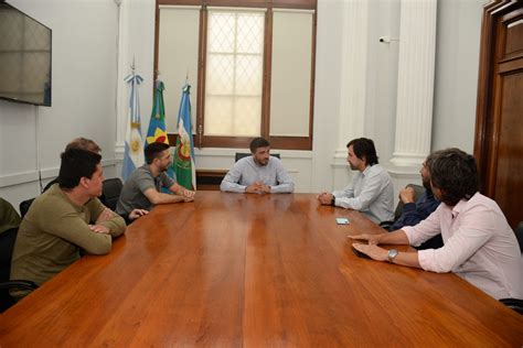 El Intendente Galli Recibió Al Ministro De Salud De La Provincia