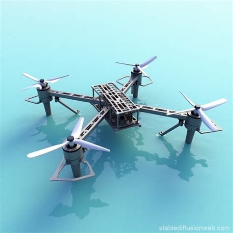 3d Quadcopter Frame Design Stable Diffusion Online