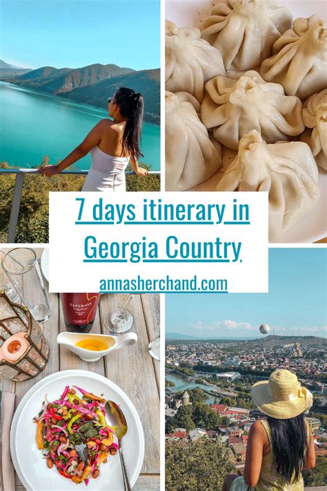 Days Itinerary In Georgia Anna Sherchand