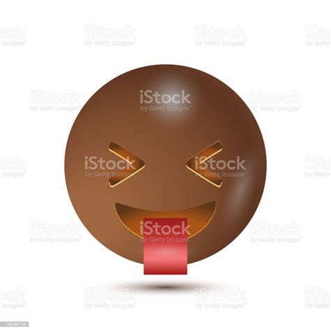 Stuck Out Tongue 3d Stylized Vector Icon Emoji 3d Emoticon For Web For