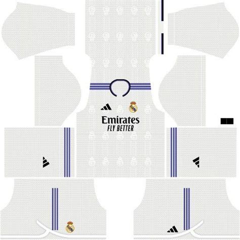 Kits Dream League Soccer 2024 Real Madrid Carma Cristal