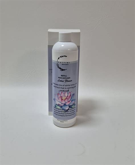Lotus Flower Reed Diffuser Refill Pattini Skincare