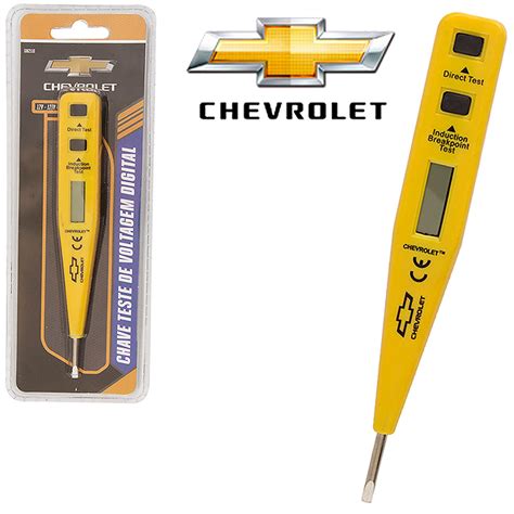 Chave Para Teste De Voltagem Digital 12 A 220v Chevrolet Shopee Brasil