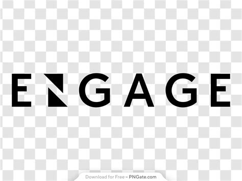 Engage Main Horizontal Brand Logo Minimalist Modern Free Png Pngate