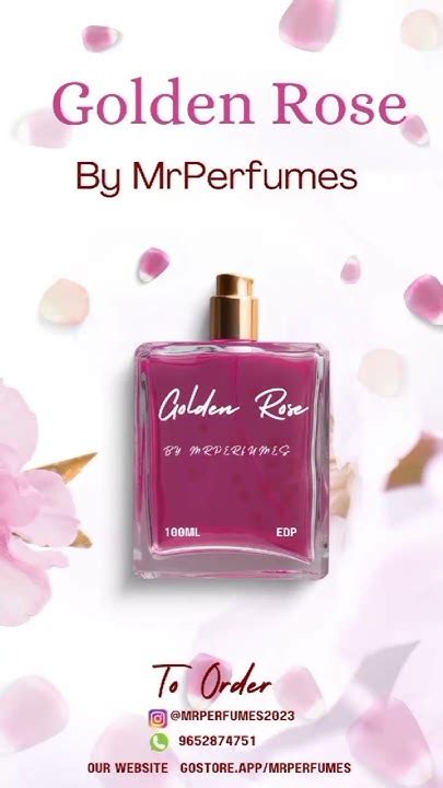 Golden Rose Perfume By Mrperfumes Premium Fragrance Viral