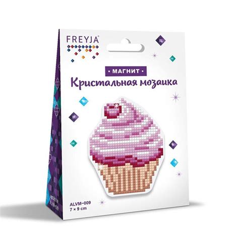 Мозаика кристальная 7х9см "Пирожное" магнит, ФРЕЯ - купить с доставкой ...