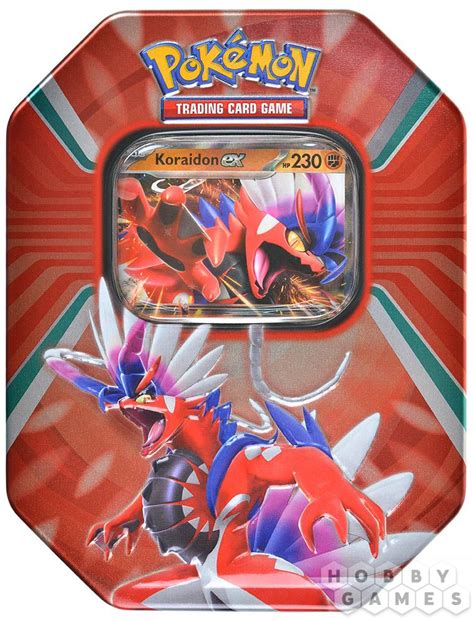 Pokemon Tcg Paldea Legends Tin Koraidon Ex Купить настольную игру в