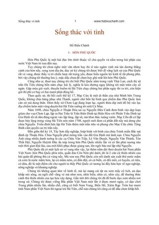 Ho Bieu Chanh Song Thac Voi Tinh PDF