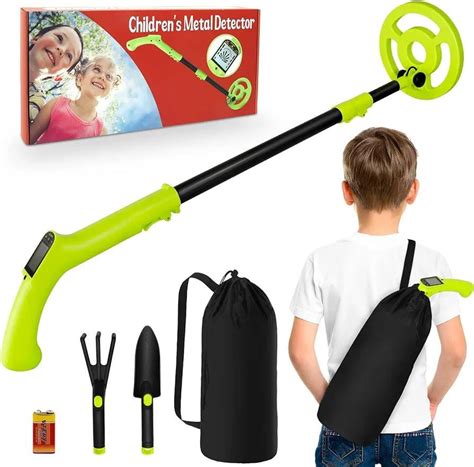 Metal Detector for Kids, iTayga Adjustable Kids Metal Detector(24"-35 ...