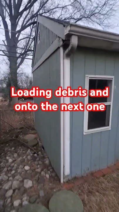 Before And After Small Shed Demo Making It Look Easy Lawnlife