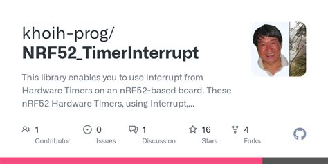 Github Khoih Prognrf52timerinterrupt This Library Enables You To