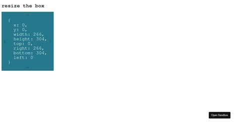Resizeobservercomponent Codesandbox