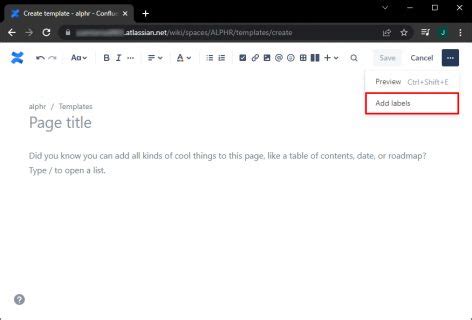 How To Create A Template In Confluence