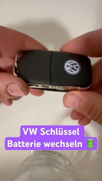 Vw Schlüssel Batterie Wechseln 🔋vw Golf Passat T4 Polo Vwbus Vwpolo Youtube