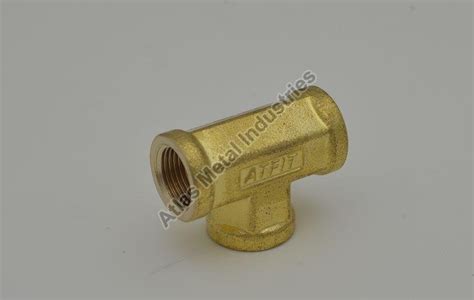 Brass Fitting Tee Manufacturer Exporter From Jamnagar