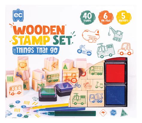 Wooden Stamper Set Educational Vantage