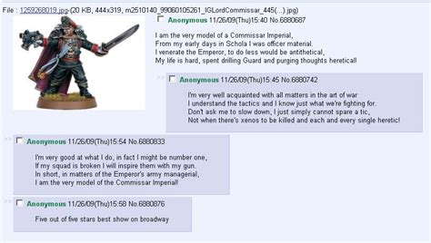 I Am The Very Model Of A Commissar Imperial Imgur