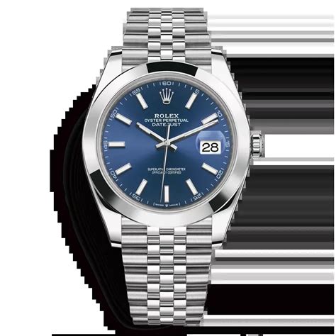 Buy Rolex Datejust 41 Blue Dial And Smooth Bezel Pre Owned