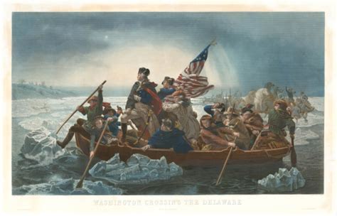 Washington Crossing The Delaware The Old Print Shop