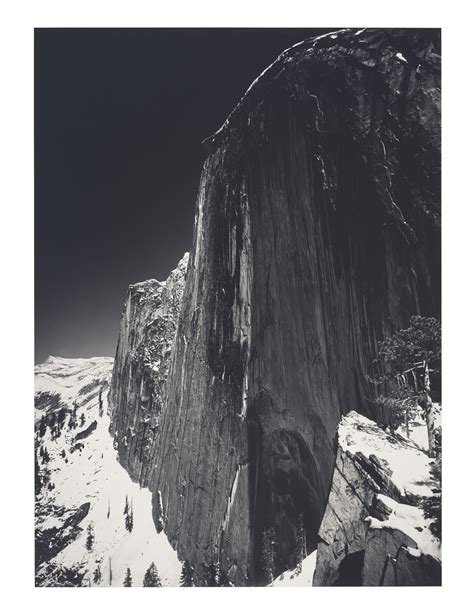Ansel Adams 1902 1984 Monolith The Face Of Half Dome Yosemite