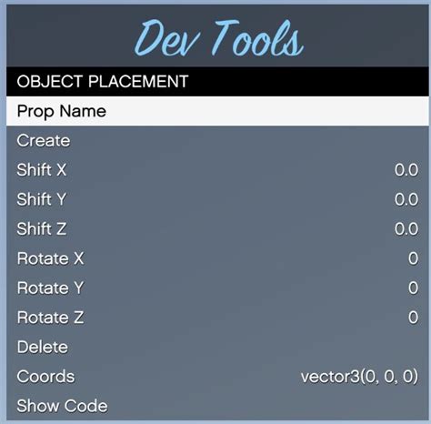 DEV TOOL PAID GFG Prop Particle Explosion Menu STANDALONE