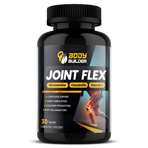 Body Builder Joint Flex 30 Capsules Cartilage Support Joint Lubrication Dr Nutrition Uae