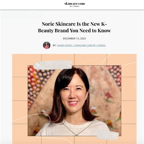 Skincare Founderstory Koreanskincare Loreal Skincarecommunity Kbeauty Susan Kim Tsui
