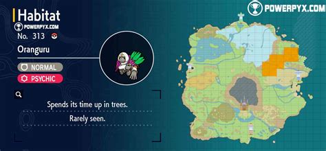 Pokemon Scarlet And Violet Oranguru Location