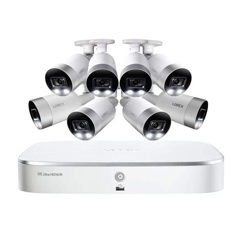 Lorex Fusion 4K 8 Channel 2TB Wired NVR Security System With 4K Wired