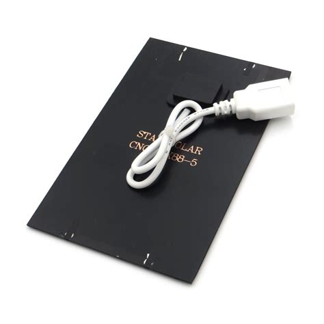 Solar Panel V W With Usb Port Standard Epoxy Pol Grandado