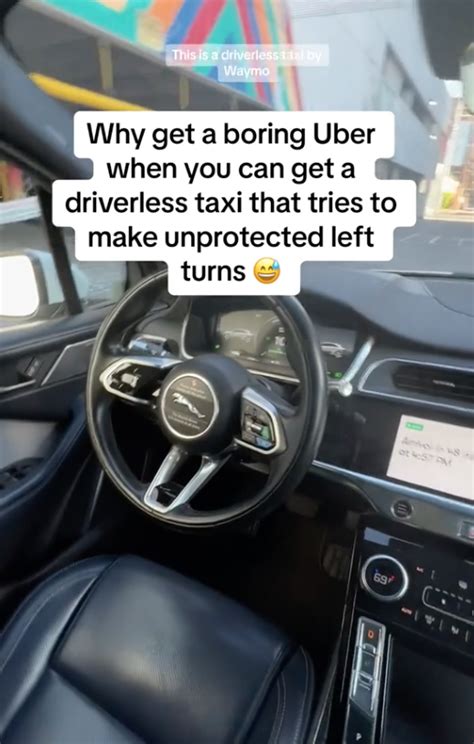 Driverless Taxi Passenger Described A Scary Experience She Had In A