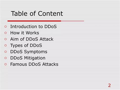 Ddos Attack Ppt By Nitin Bisht Ppt