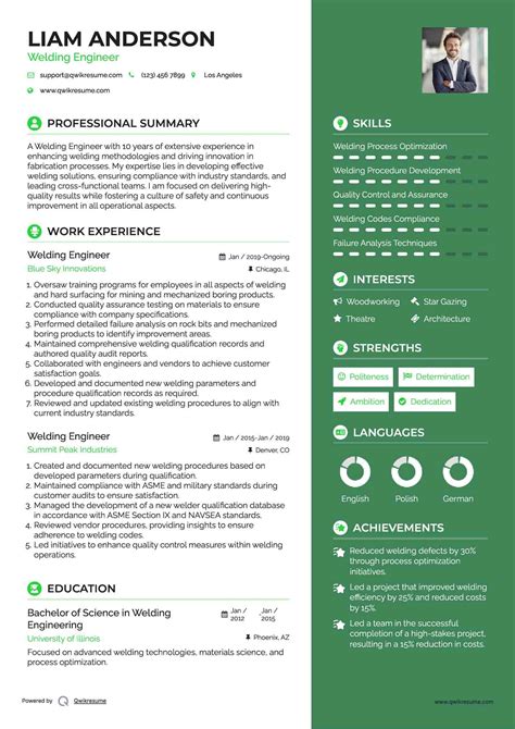 10 Welding Engineer Resume Samples And Templates For 2025