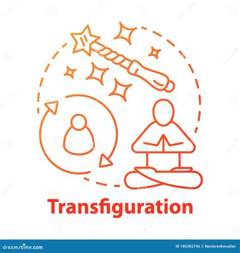 Transfiguration Concept Icon Wizardry And Sorcery Idea Thin Line