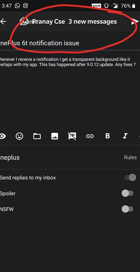 Oneplus 6t Notification Issue Roneplus
