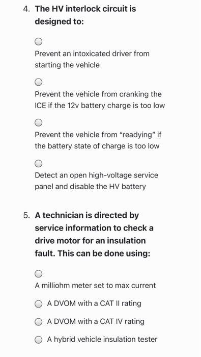 Solved The HV Interlock Circuit Is Designed To Prevent Chegg Com