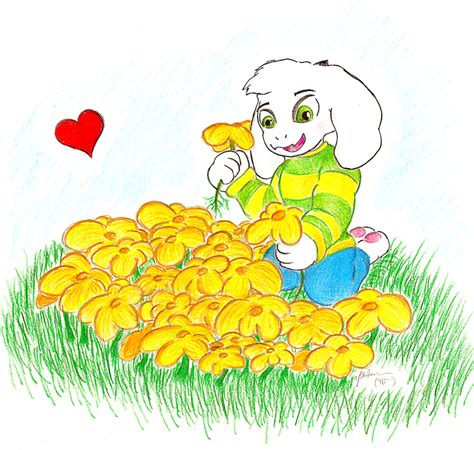 Undertale Fanart Flowers~ Colored By Yddragon On Deviantart
