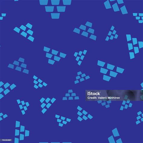 블루 골드 바 아이콘 파란색 배경에 고립 된 완벽 한 패턴입니다 은행 업무 개념입니다 벡터 일러스트 0명에 대한 스톡 벡터 아트 및 기타 이미지 Istock