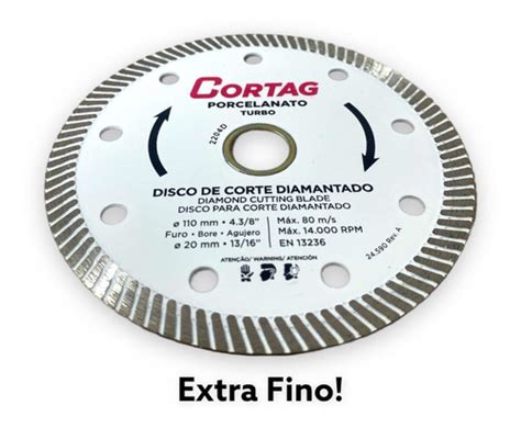 Kit Disco Diamantado Cortag Mm F Mm Porcelanato MercadoLivre