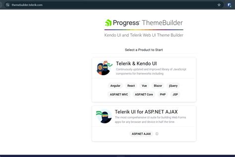 theme ui frameworks in angular part 3 kendo ui themebuilder