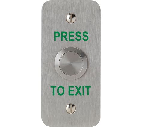 Push To Exit Vandal Resistant Button Double Pole Jamb Insight Automation
