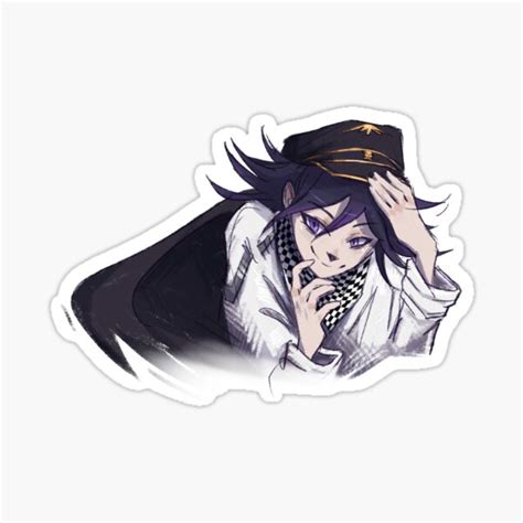 Kokichi Oma Sticker By Makeartandwar Redbubble