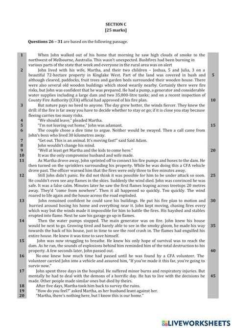 Grade 9 English Free Interactive Worksheets 2131517