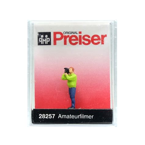 Vidéaste amateur HO 1 87 PREISER 28257
