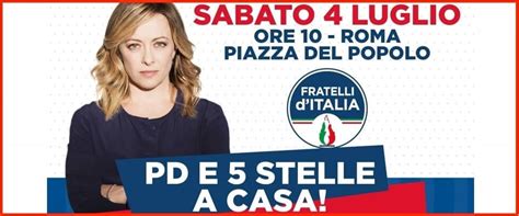 Meloni Rilancia La Raccolta Firme Per Le Elezioni Subito Secolo Ditalia