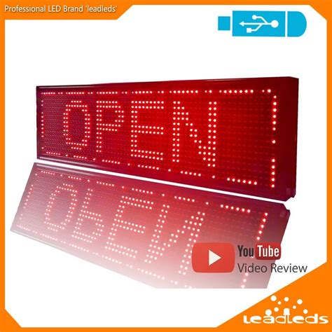 264 X 75 Inches Programmable Scrolling Led Sign Message Board Display