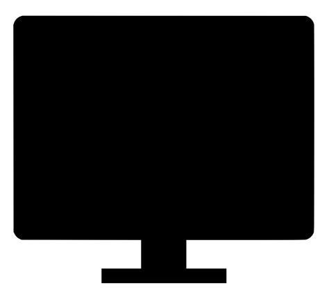 Svg 삽화 컴퓨터 화면 휴대용 퍼스널 컴퓨터 무료 Svg 이미지 및 아이콘 Svg Silh