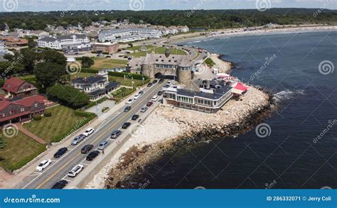 The Narragansett Towers And Town Beach Narragansett Rhode Island