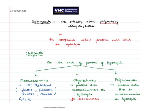 SOLUTION Biomolecules Problem Solving Class Teacher Notes Studypool